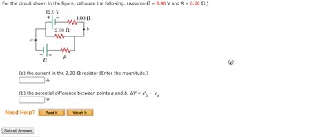 Solved For The Circuit Shown In The Figure Calculate The Chegg
