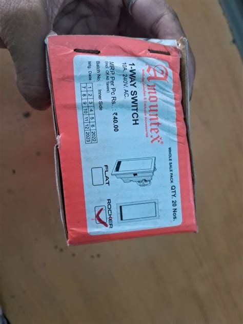 10a Two Way Modular Switch 1m At ₹ 15piece In Tiruvallur Id