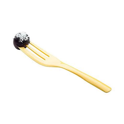 Restaurantware Cake Fork Pastry Fork Knife Edge Fork Yellow