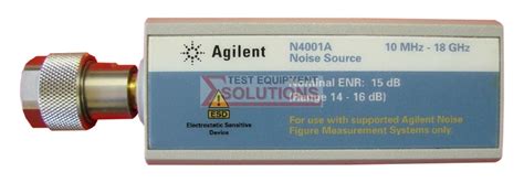 keysight agilent hp n4001a 10mhz 18ghz noise source enr 15db