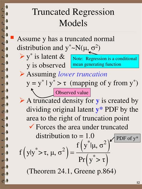 Ppt Censored And Truncated Regression Models Powerpoint Presentation