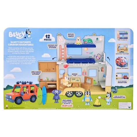 Bluey Ultimate Caravan Adventures Camper Playset With Three 2 5 3