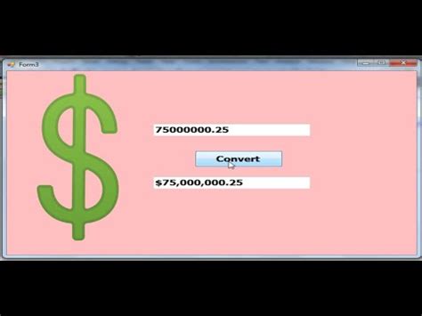 Visual Basic Net Format A Textbox For Currency YouTube