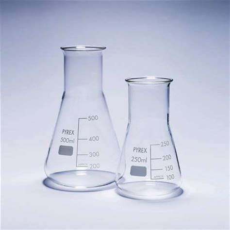 Wide Mouth Conical Flasks Pyrex 100ml School Science Equipment Uk