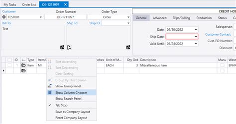 Customize Transaction Form Layouts Paradigm Erp By Paragon Documentation