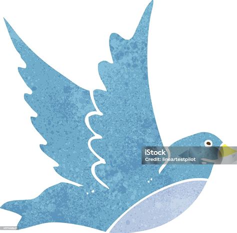 Kartun Burung Terbang Ilustrasi Stok Unduh Gambar Sekarang Aneh