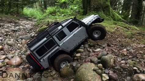 Traxxas Trx Beautiful Scale Truck Trailing With Scx Ll Toyota Land Cruiser Lc Youtube