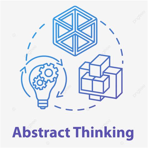 Thinking Concept Vector Png Images Abstract Thinking Concept Icon Mental Art Abstract Png