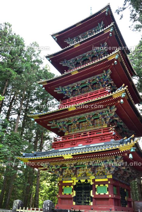 東照宮五重塔日光栃木の写真素材 154635064 イメージマート