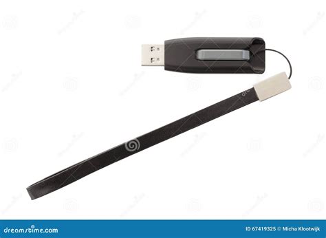 Black USB Memory Stick Isolated Stock Image Image Of Floppy Insert 67419325