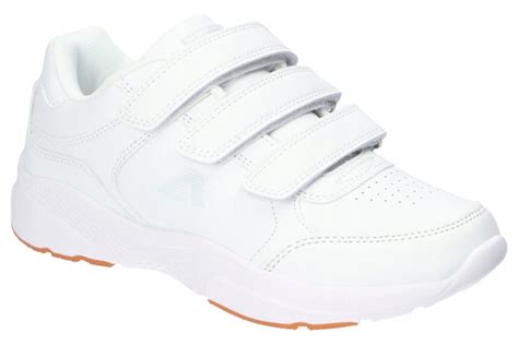 American Club Ha81 Lekkie Adidasy Buty Sportowe Damskie Na Rzepy BiaŁe