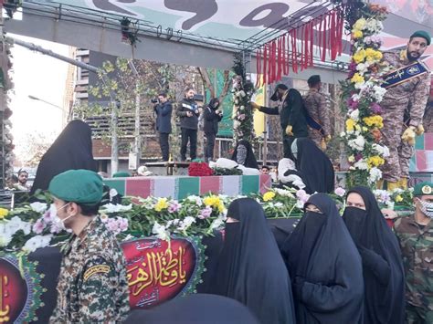 برگزاری مراسم تشییع ۱۱۰ شهید گمنام دفاع مقدس در تهران تصاویر