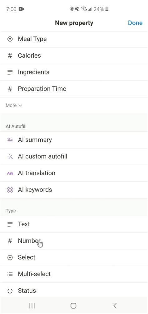 notion creating a template flow on android page flows