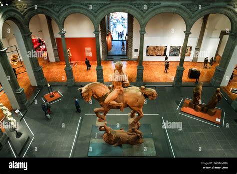 Interior Of The Banamex Culture Palace Palacio De Iturbide Located On
