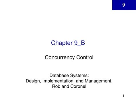 Ppt Concurrency Control In Database Management Systems Powerpoint Presentation Id9176256