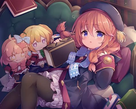 Yuni Chloe And Chieru Princess Connect Drawn By Baku P Danbooru