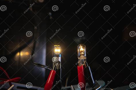 Conventional Tungsten Halogen Bulb With Light Emitting Diode Accessories And Components For