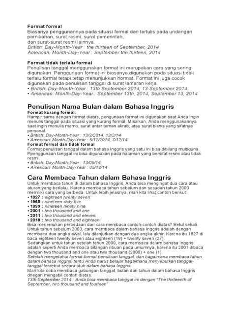 Format Formal Pdf