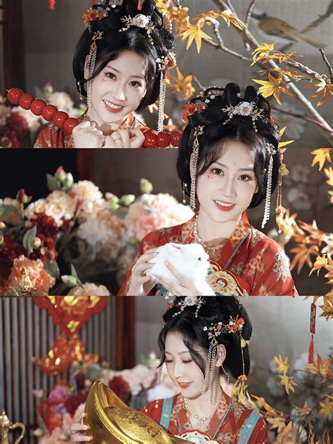 平板的新年汉服写真阿波摄影 站酷zcool