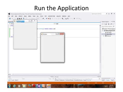Windows Form Applicationinvb 3 Year Pptx