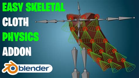 Blender Addon Cloth Simulation With Swingy Bone Physics Youtube