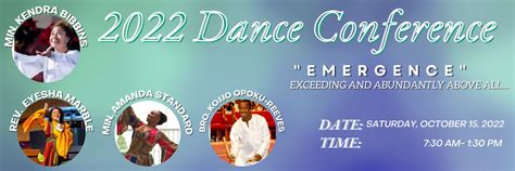 Ebenezer Liturgical Dance Ministry 2022 Dance Conference Emergence