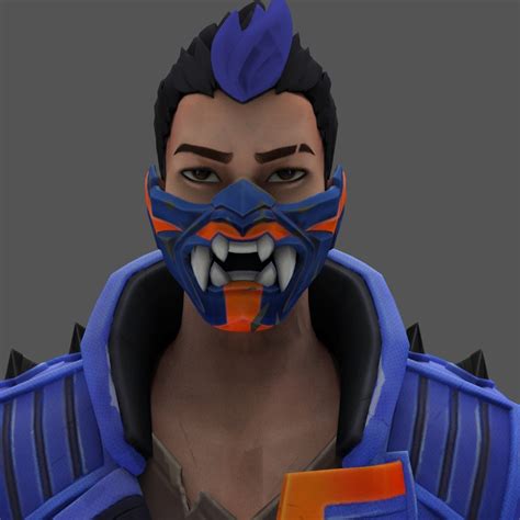 Obj File Yoru From Valorant Mask 3d Print Ready 🦸・model To Download And