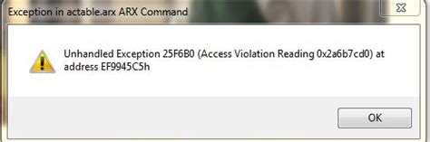 Exception When Closing Autocad AutoCAD Bugs Error Messages Quirks