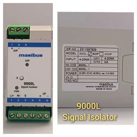 Horizontal Masibus 9000l Signal Isolator At Best Price In Hyderabad
