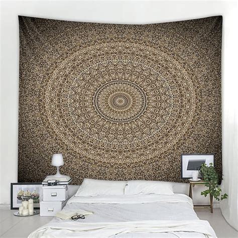 Mandala czeski indyjski gobelin ścienny art decor koc kurtyna wisząca