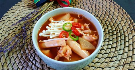 얼큰하고 시원한 오징어 무우국