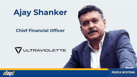 Ultraviolette Appoints Ajay Shanker As Cfo