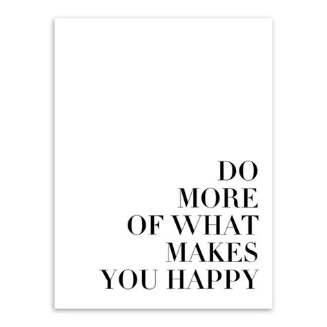 Minimalist Black White Motivational Typography Quotes Art Print Poster
