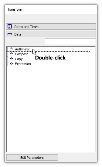 Transform Datetime Arithmetic