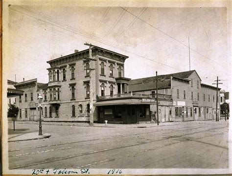 20th And Folsom Street San Francisco In 1916 Credit The Bancroft
