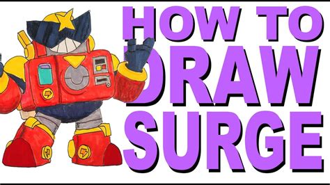 How To Draw Surge Brawl Stars Youtube