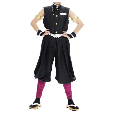 Gonriya Demon Slayer Cosplay Costume Tengen Uzui Outfit Uniform Kimetsu