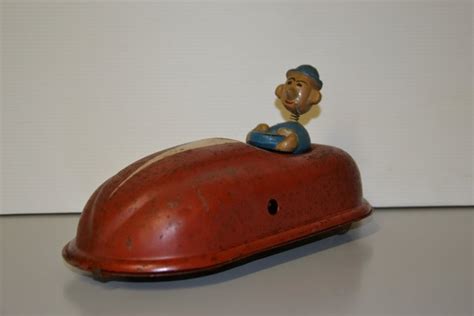 Jrd Jouet En étain Jrd French Sheet Metal And Clockwork Novelty Auto