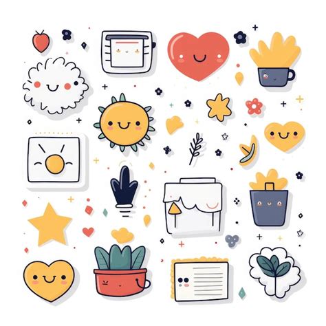 Planner adesivos diário adesivos lembrete texto números símbolos