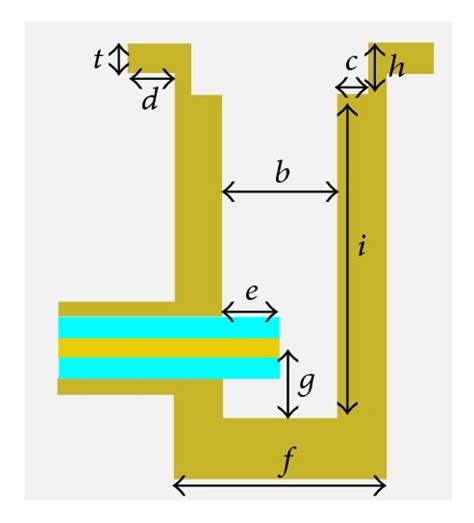 The Fabricated Prototype And Topology Of The Proposed Antenna A The