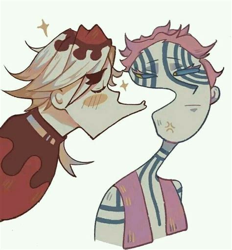 Douma And Akaza Guy Drawing Anime Demon Cute Anime Character
