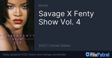 Savage X Fenty Show Vol 4 FlixPatrol