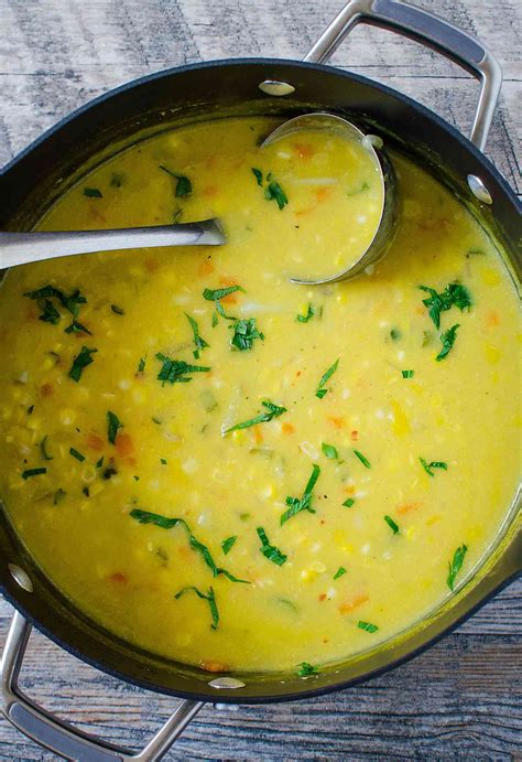 Healthy Summer Corn Chowder Recipe Dairy Free Gf