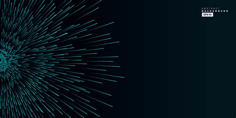 Abstract Vector Explosion Lines Equalizer Circular Shape Isolated