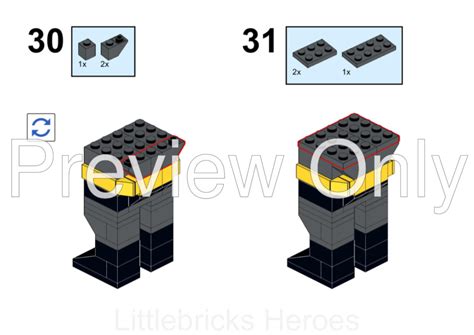 Lego Moc Bat Man Lego Figure By Littlebricksheroes Rebrickable