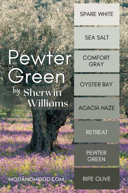 Pewter Green Sw 6208 By Sherwin Williams Artofit