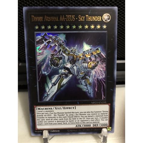 Divine Arsenal Aa Zeus Sky Thunder Mp21 En195 Ultra Rare 1st