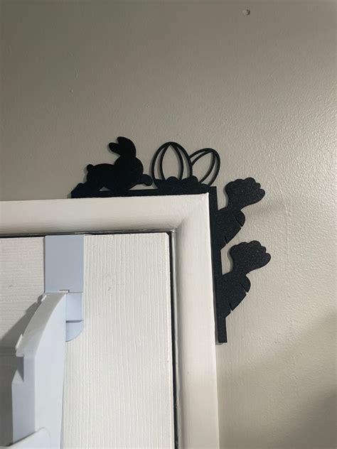 Easter Door Corner Bunny Door Corner Easter Decor By Rouge3d Makerworld