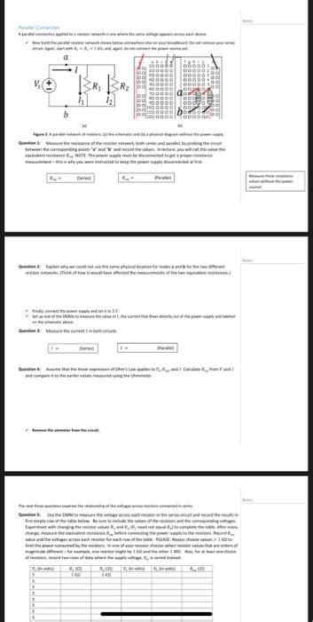 Experiment 3 Experimenting With Resistor Circuits Chegg Com Chegg Com