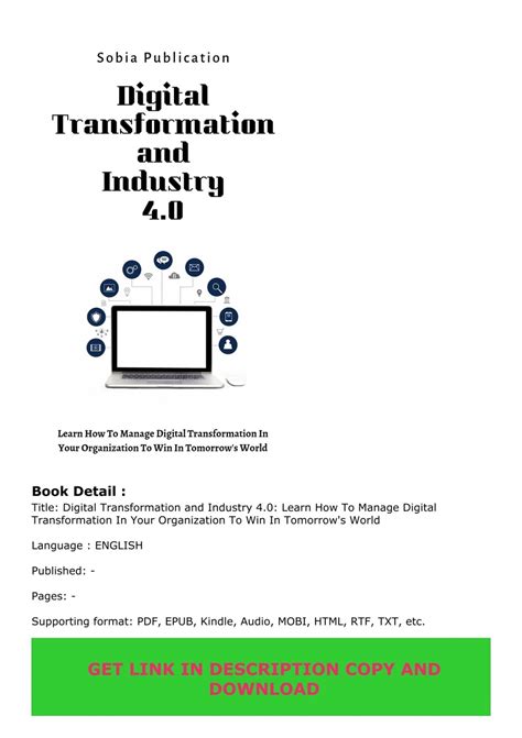 Pdffull Download Digital Transformation And Industry 40 Learn How